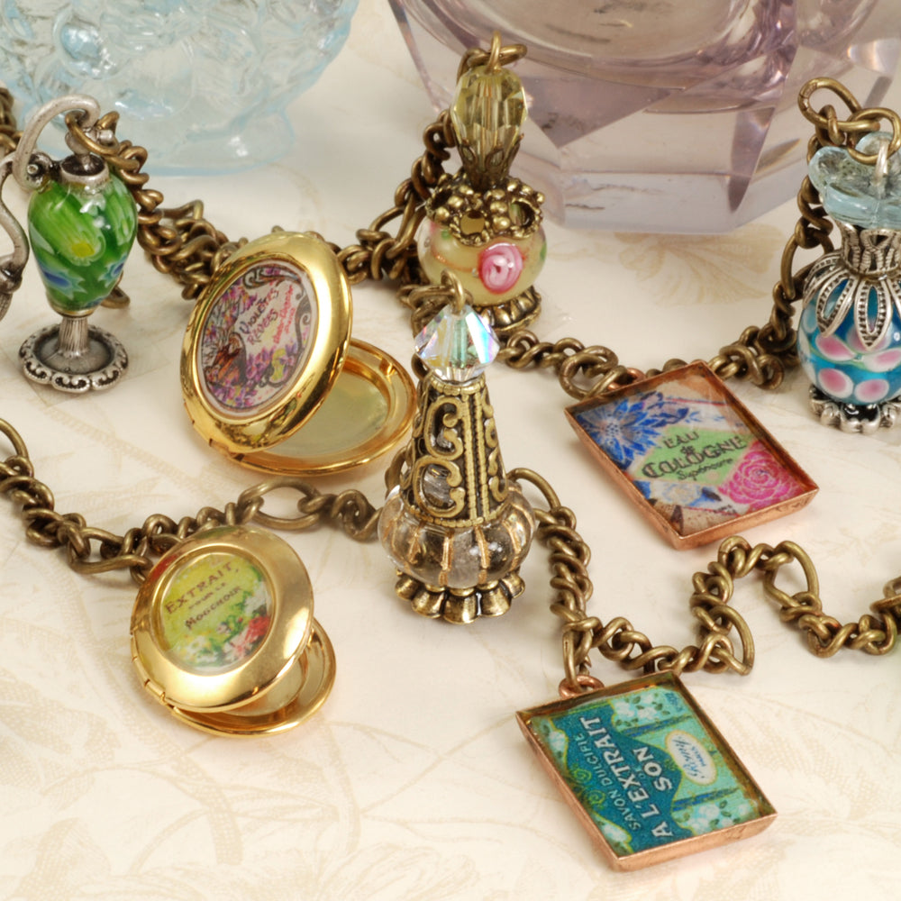 Perfume Charm Necklace N691 | Sweet Romance – Sweet Romance Jewelry