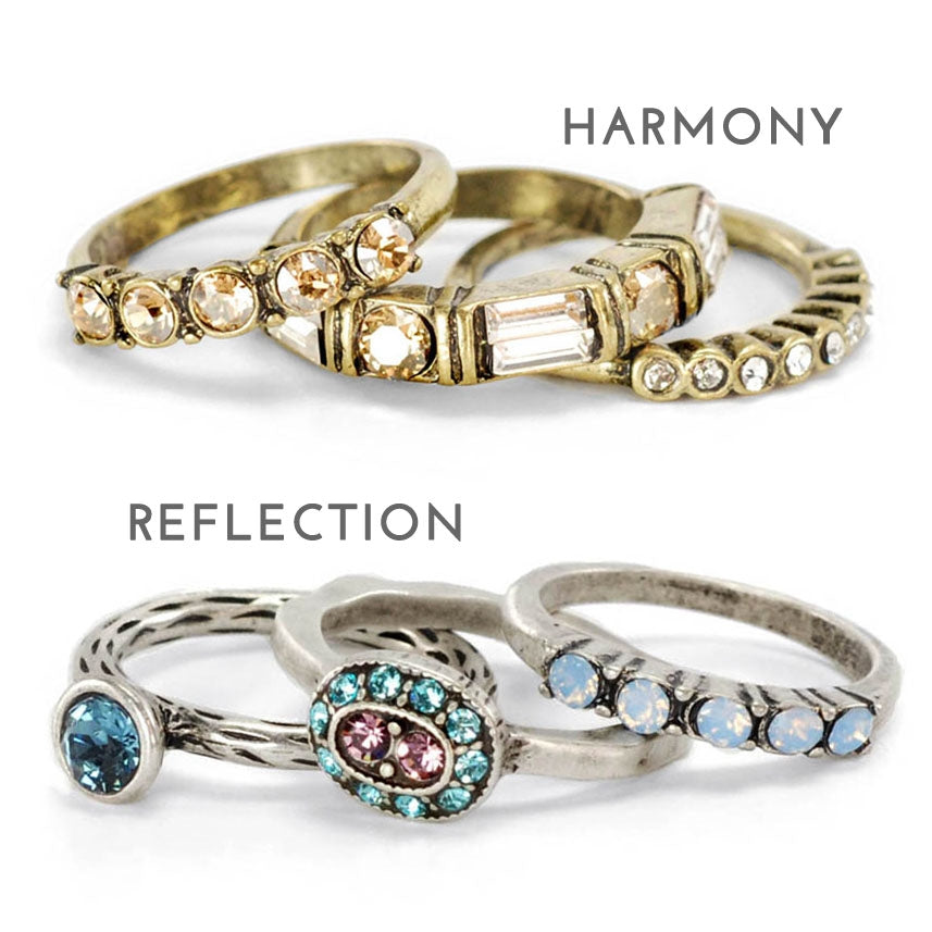 Set of 3 Inspirational Stacking Rings | Sweet Romance – Sweet Romance ...